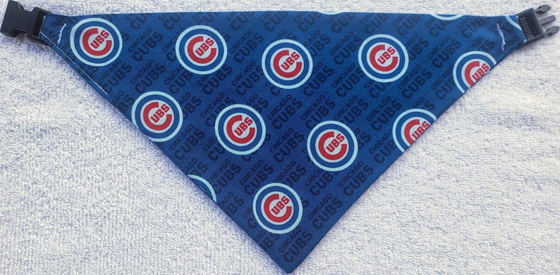 Buckle Dog Bandana Dog Pet Cat Bandanna CHICAGO CUBS Major - Etsy