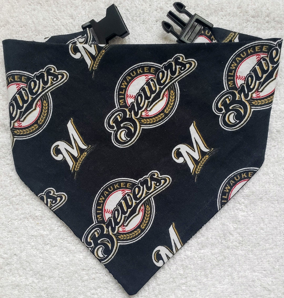 Buckle Dog Bandana Dog Pet Cat Bandanna MILWAUKEE BREWERS Major League ...