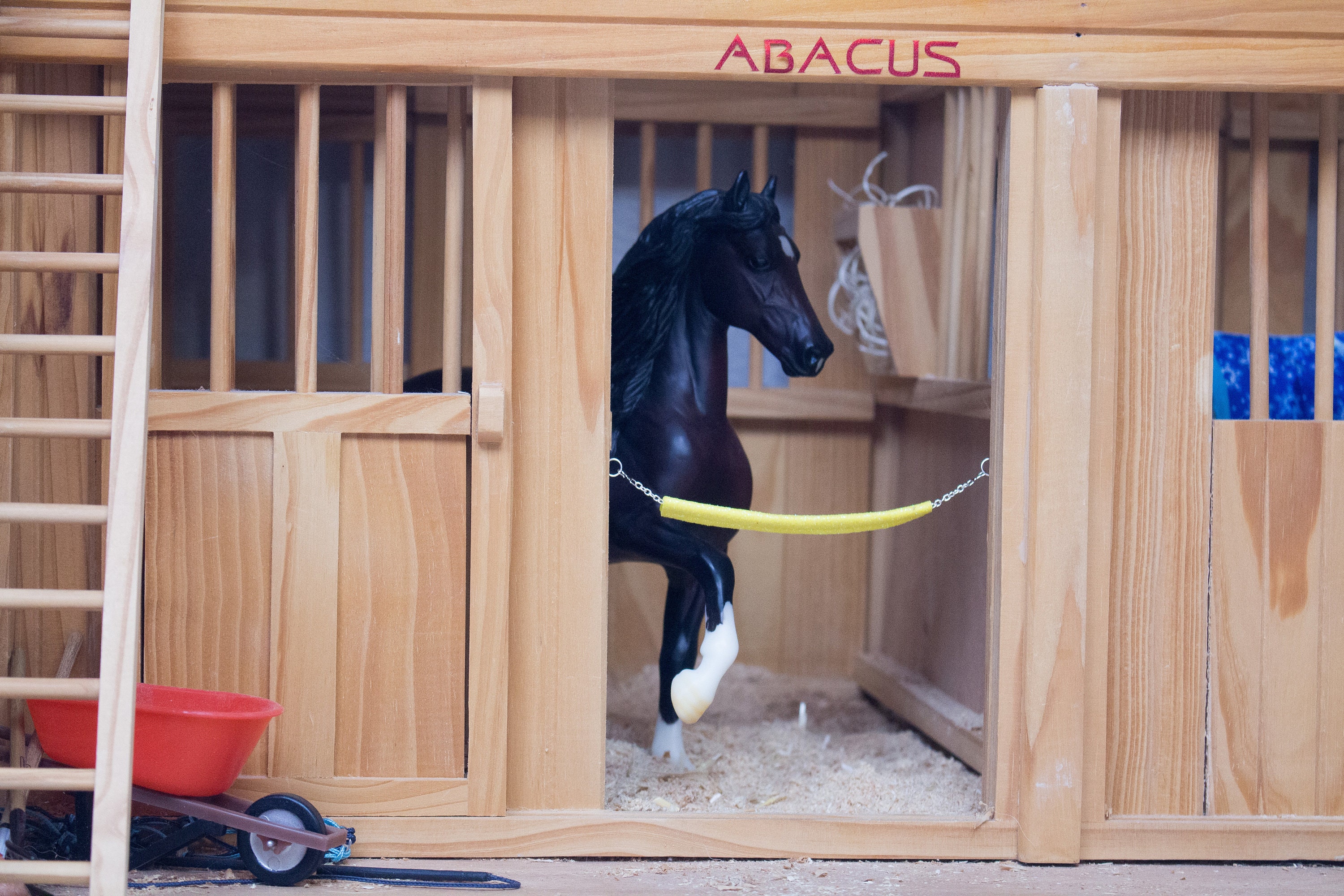 Traditional Model Horse Chain Stall Guard Custom Made to - Etsy