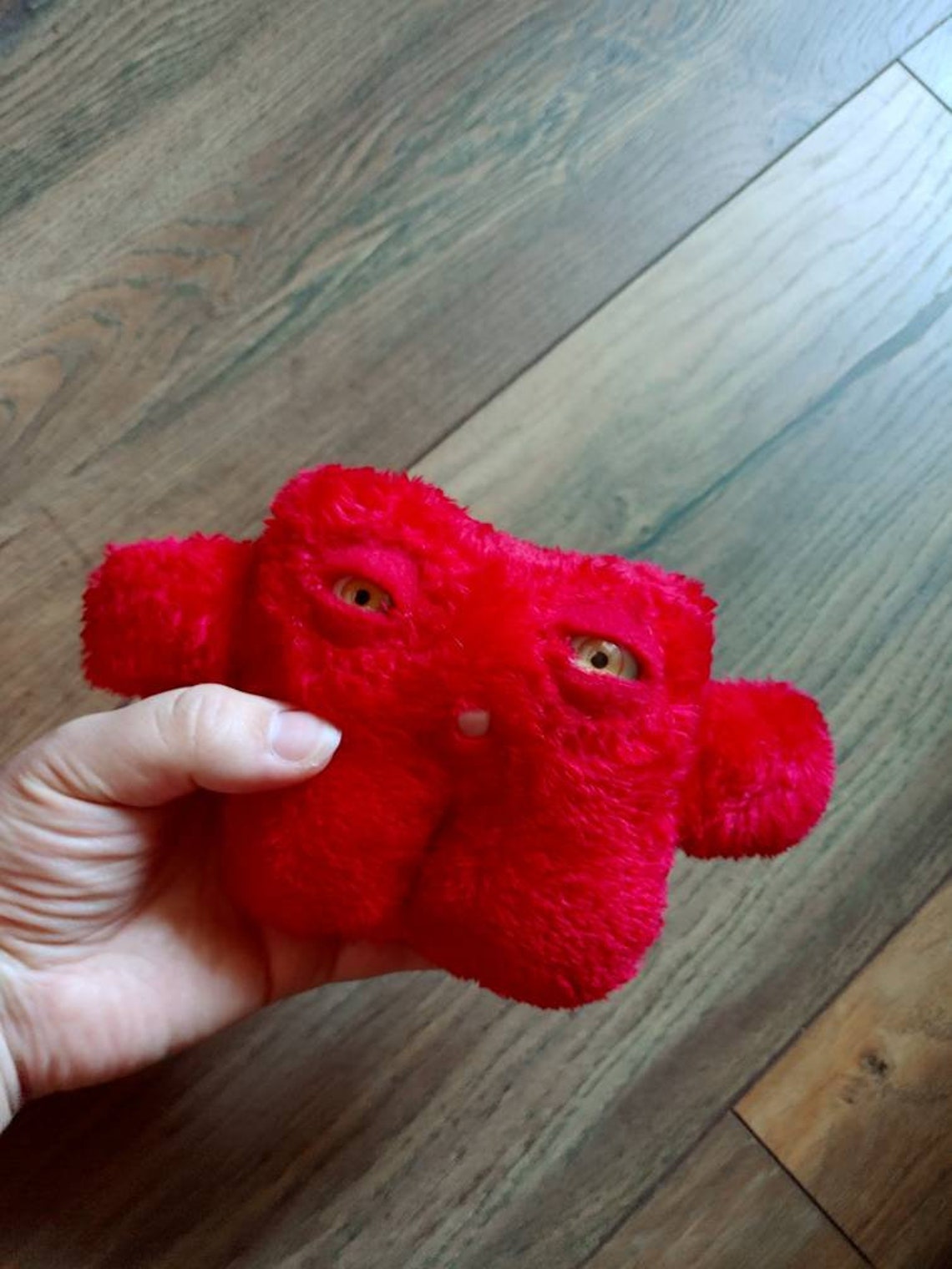 Red pocket fuggler yellow eyes | Etsy