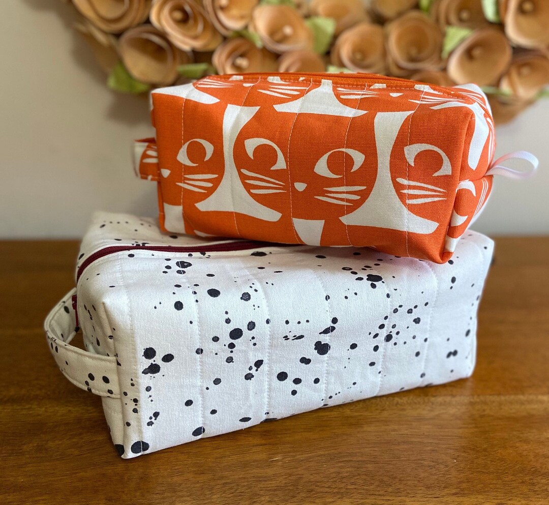 Customized Boxy Bag, Cosmetic Bag, Travel Bag, Boxy Zipper Pouch ...