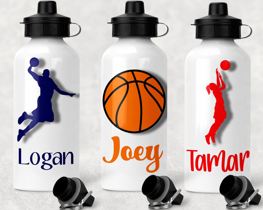 Personalized Basketball Water Bottle | Team Gift, 20 Oz Aluminum - Etsy