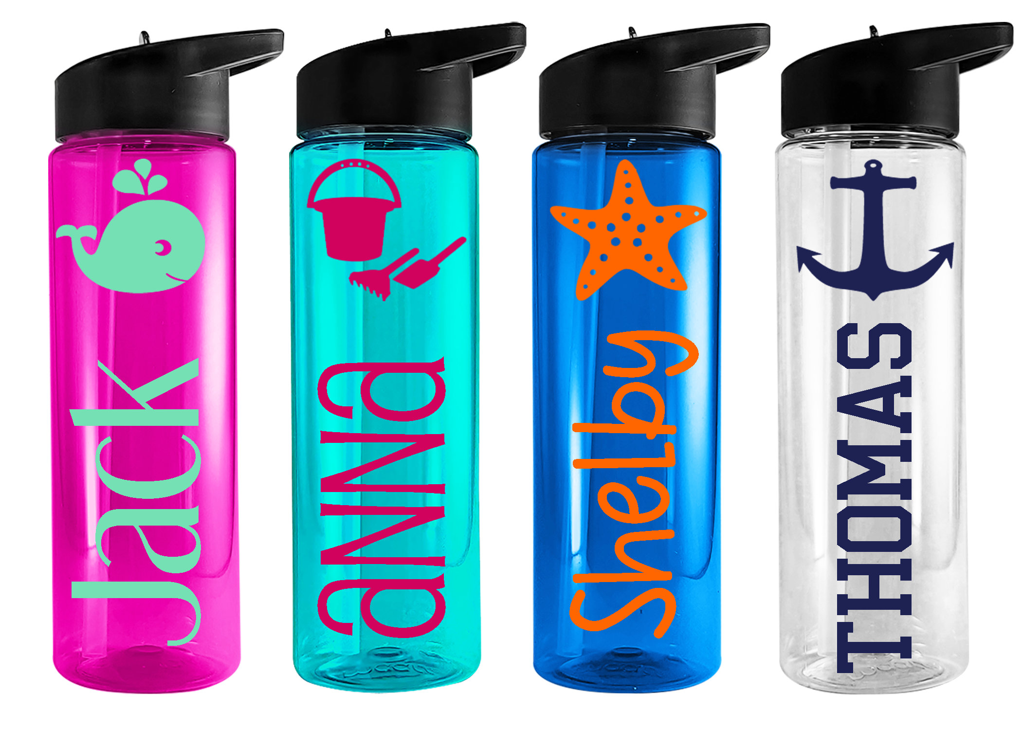 Beach Water Bottle personalized Beach Bottlebeach - Etsy