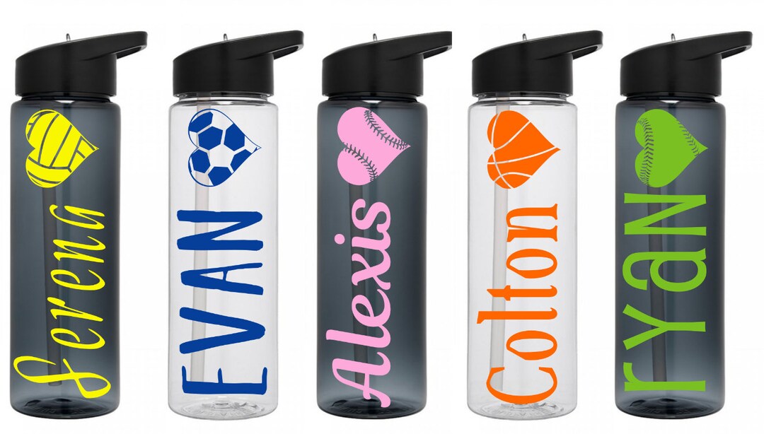 Personalized Sports Water Bottle | BPA Free Tritan Plastic, 24 Oz - Etsy