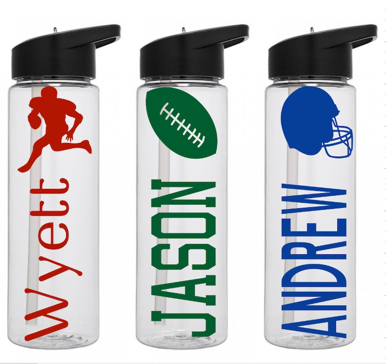 Football Gifts Football water bottle Personalized Football | Etsy