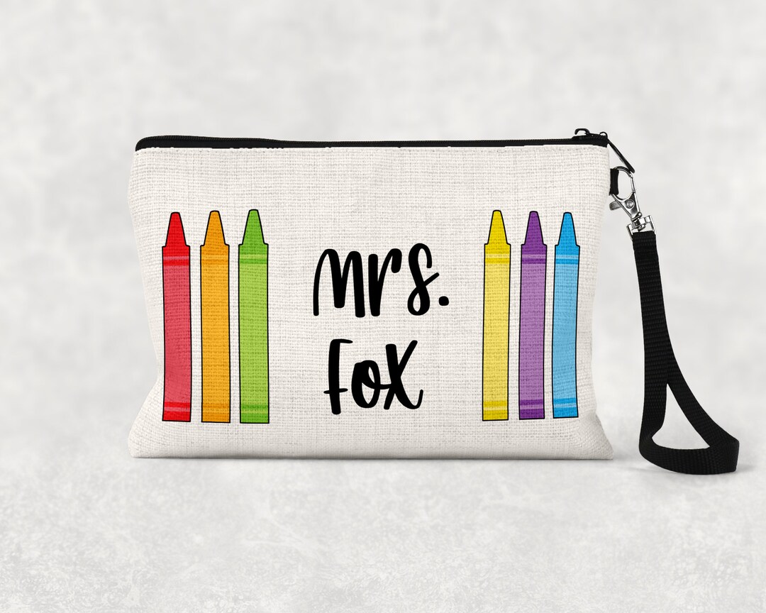 Personalized Art Teacher Gift, Art Teacher Bag, Artist Gift, Makeup Bag ...