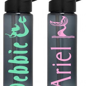 Mermaid Water Bottle | Personalized Mermaid Bottle | Mermaid Birthday ...