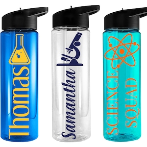 Science Teacher Bottle | Science Party Favors | Biology Teacher Gift ...