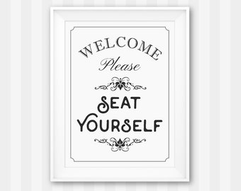 Please have a seat | Etsy