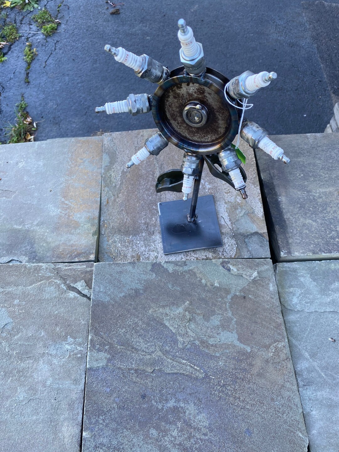 Spark Plug Flower - Etsy