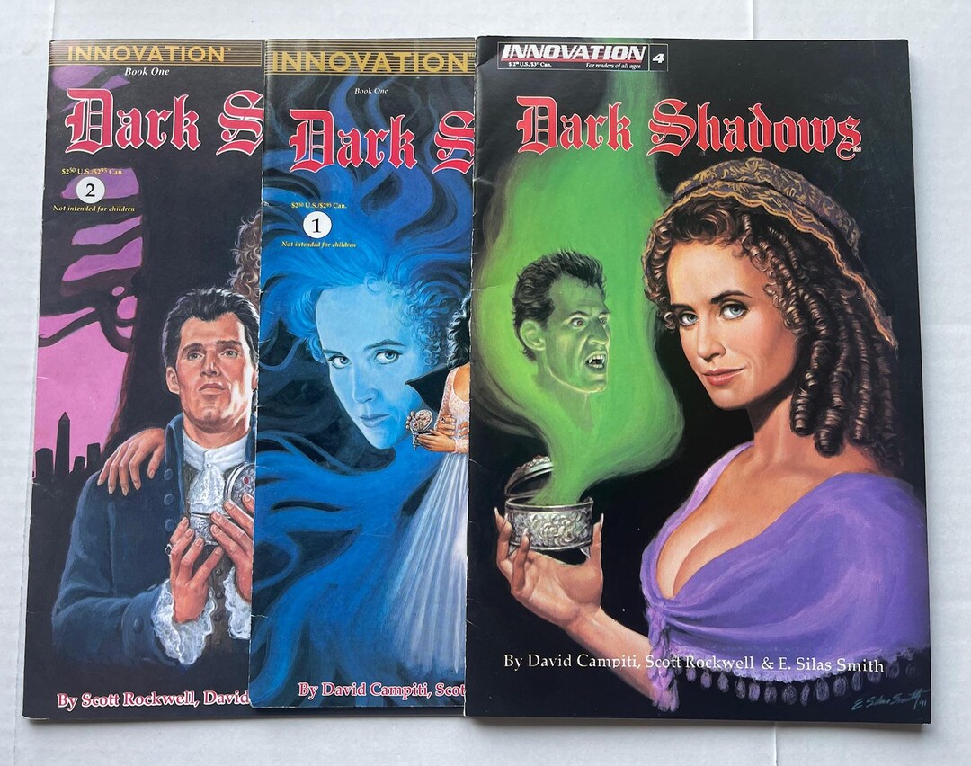Dark Shadows Revival Magazine | Comic Book | 1992 - Etsy