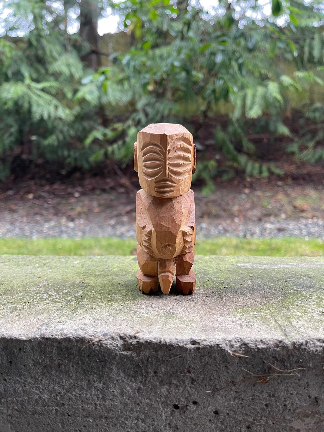 Hand-carved Tangaroa (god of the Sea) Tiki Figure - Etsy