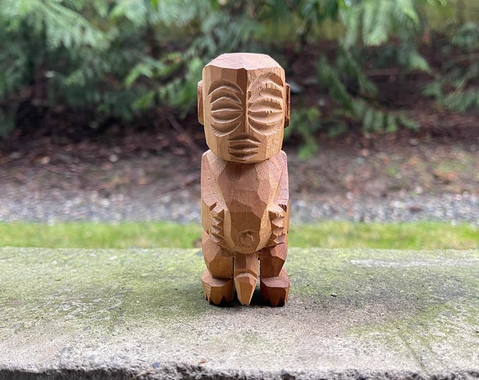 Hand-carved Tangaroa (god of the Sea) Tiki Figure - Etsy