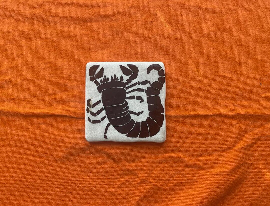 Scorpio Scorpion Coaster Tile Charging Plate - Etsy