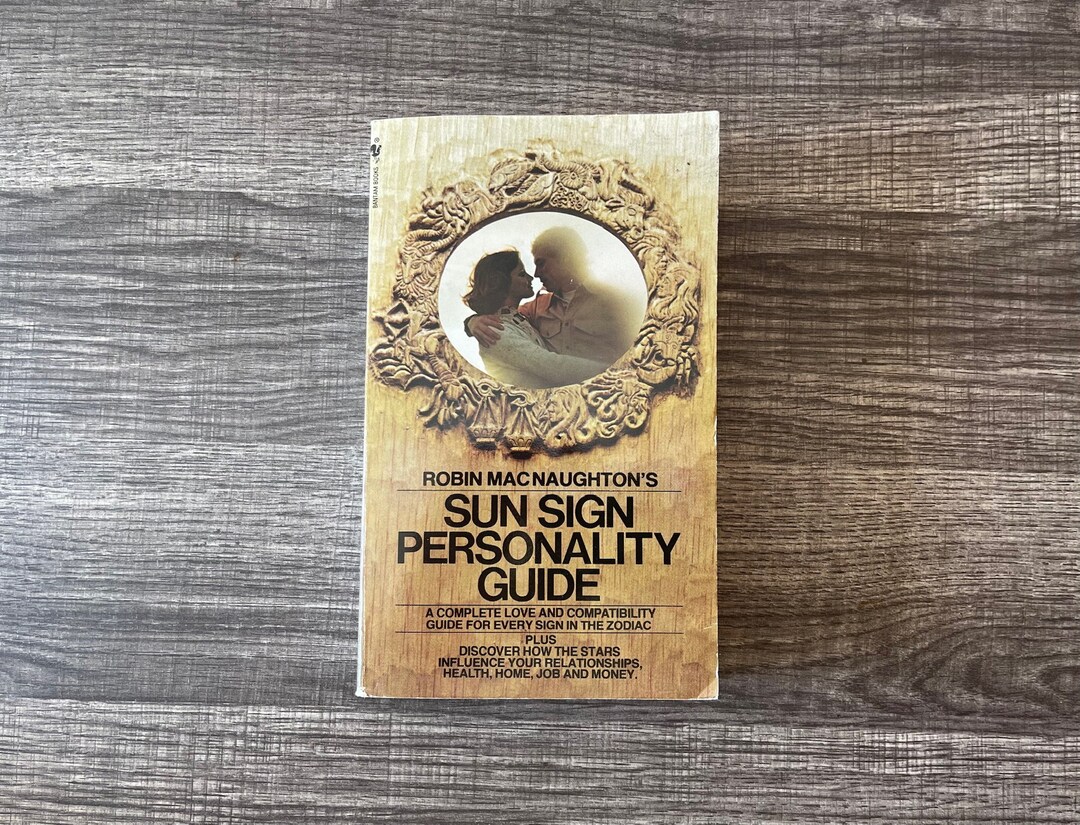 Sun Sign Personality Guide Robin Macnaughton 1978 - Etsy