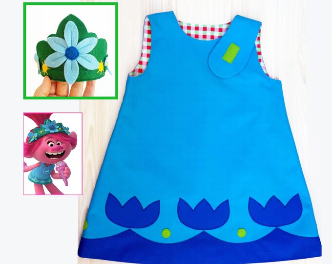 Poppy Trolls Costume, Everyday Princess Dress, Trolls World Tour ...
