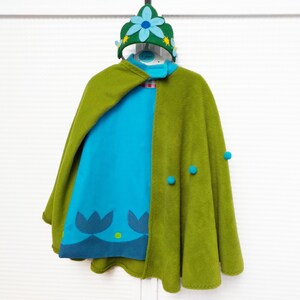 Poppy Trolls Outfit for Birthday Party, Princess Poppy Dress Cape ...