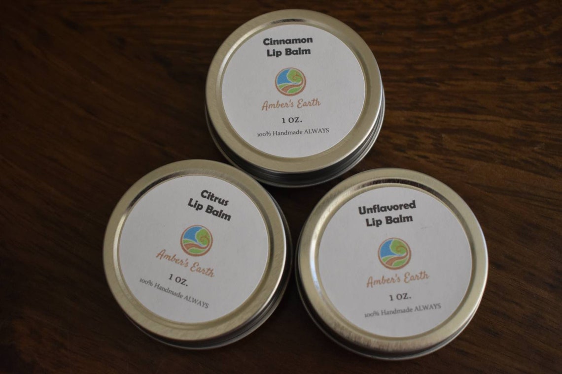 Lip Balm Tins set of 2 - Etsy