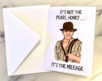 Indiana Jones Birthday Card - Etsy UK