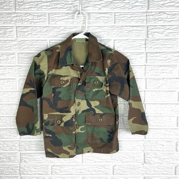 Vintage kids army camouflage - Gem