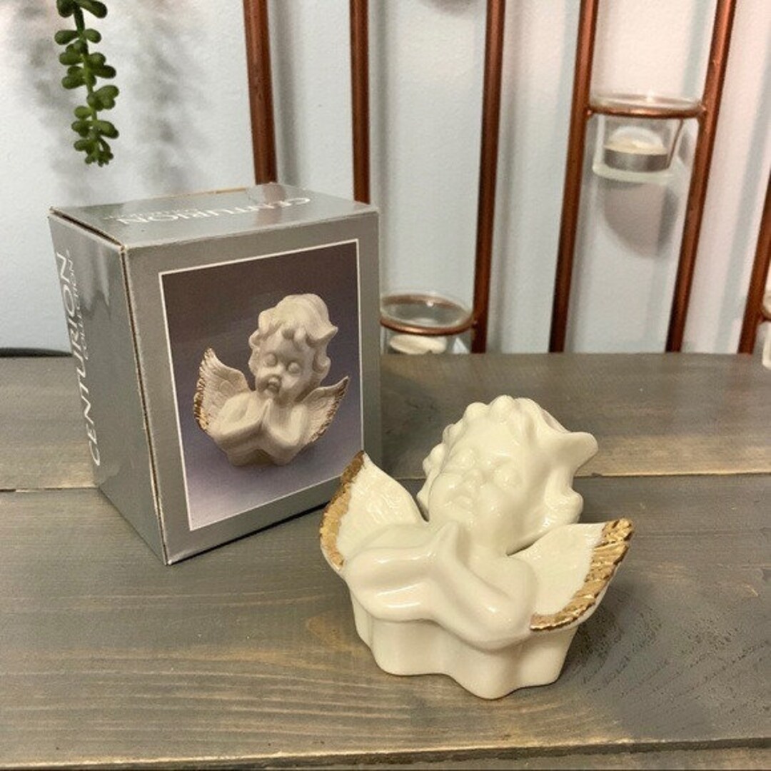 Vintage Centurion Collection Porcelain Angel Box - Etsy