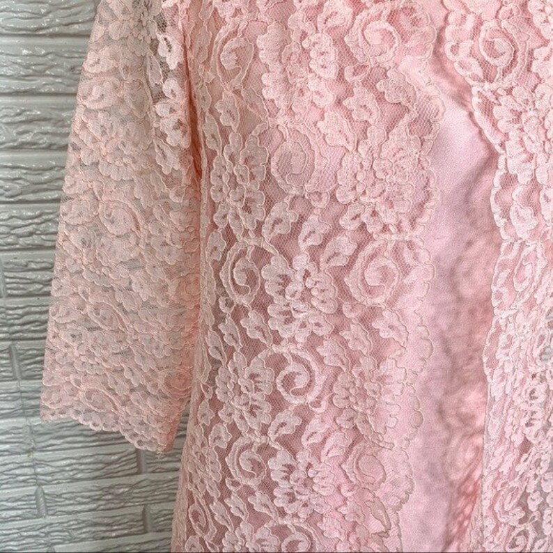 Vintage Miss Theme Pink Dress and Lace Jacket Set - Etsy