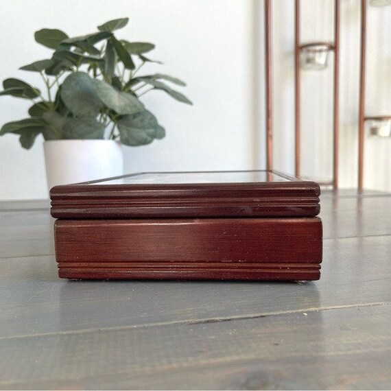 Vintage Terry Redlin Winter Wonderland Jewelry Box St… - Gem