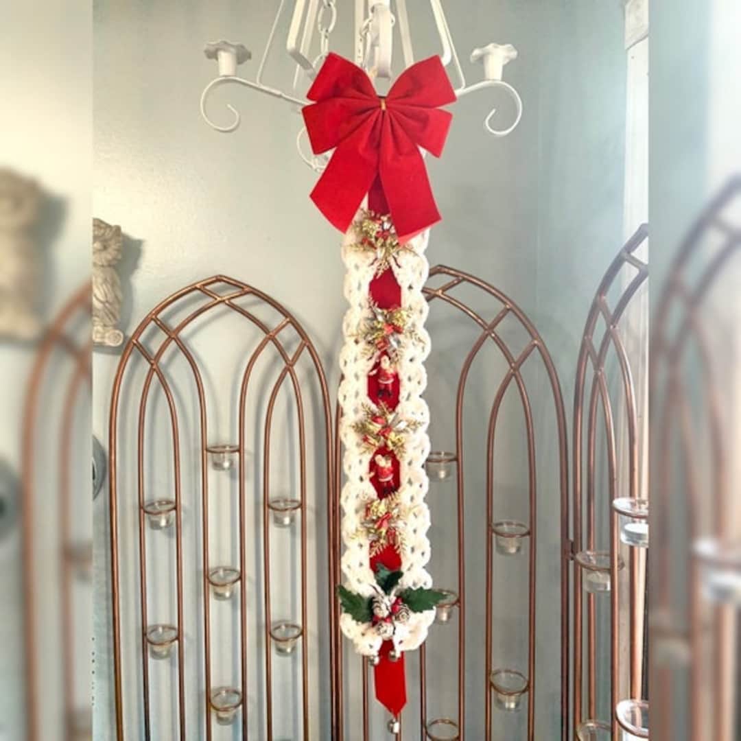 Vintage Christmas Santa Claus Wall Hanging - Etsy