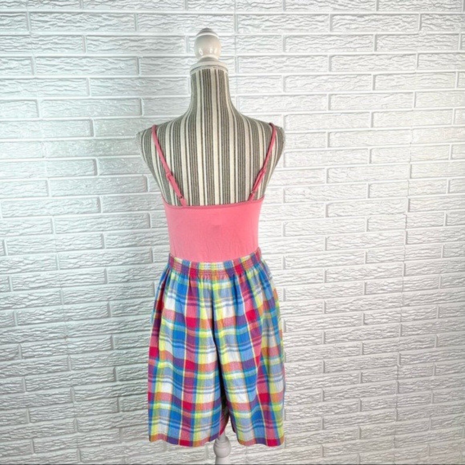 Vintage Koret Francisca Multicolored Plaid Bermuda Shorts With Pockets ...