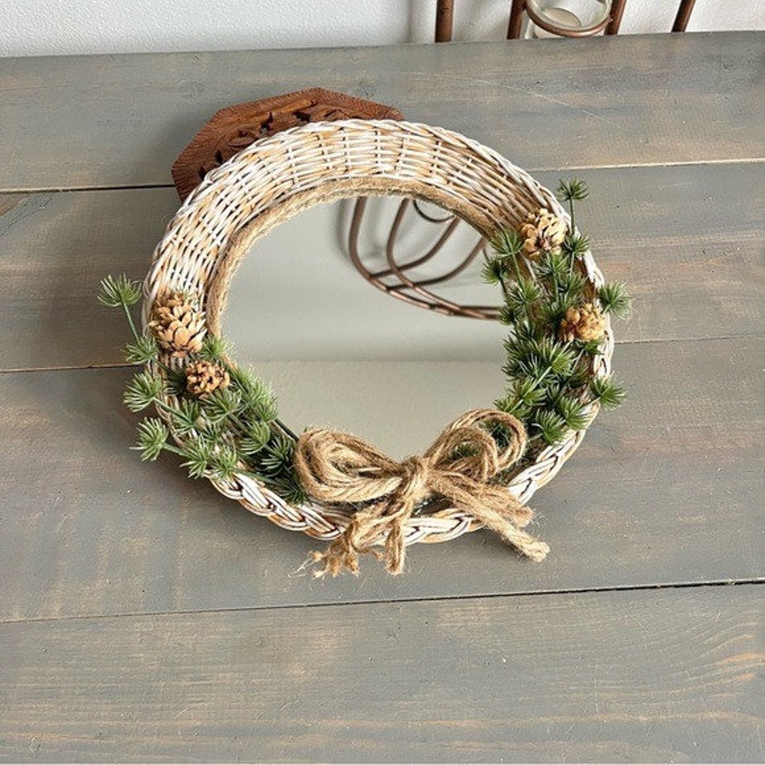 Eclectic Revival Repurposed Wall Decor With Twine & Greenery - Etsy