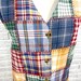 Vintage Handmade Plaid Patches Vest - Etsy