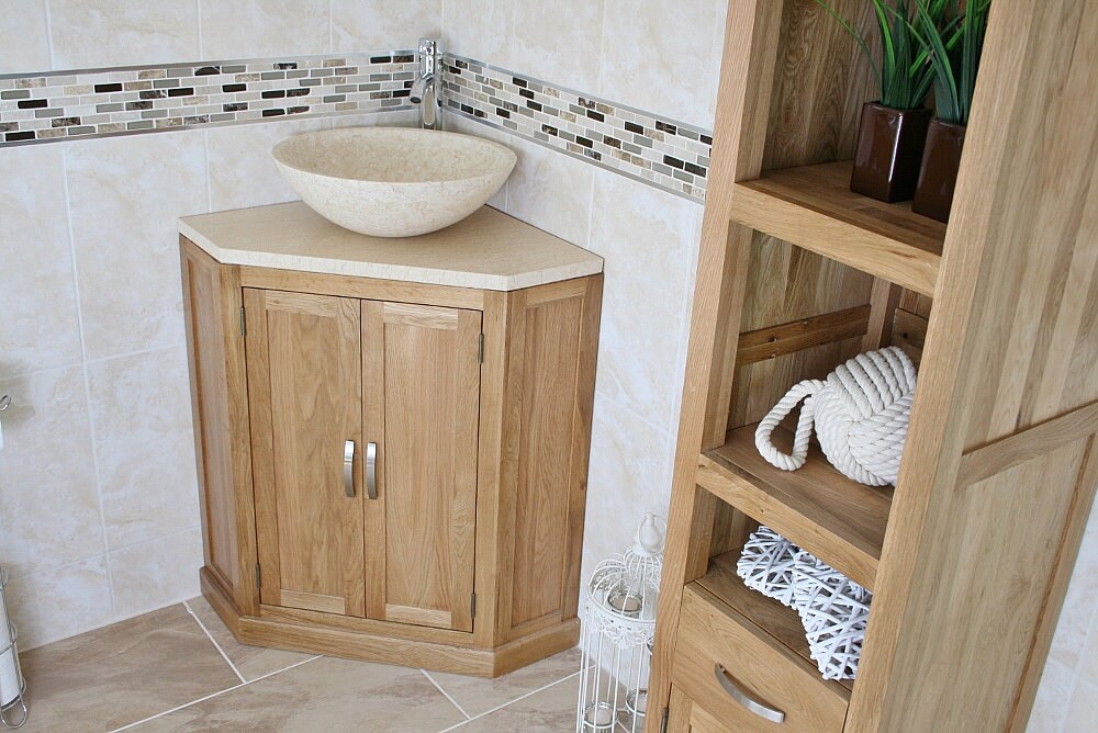 Cream Marble Top Corner Unit Marble Basin 501BCM25C - Etsy UK