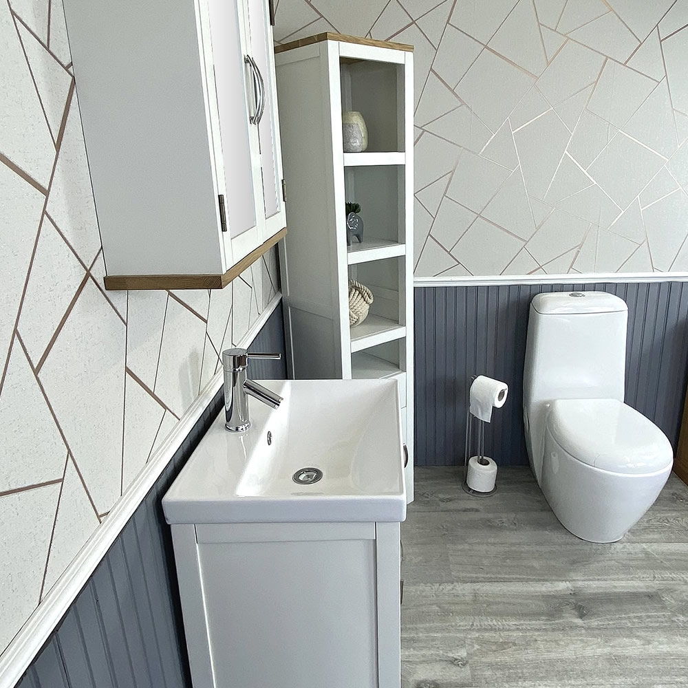 Slimline Bathroom Cabinet Vanity Unit Solid Oak Furniture - Etsy UK