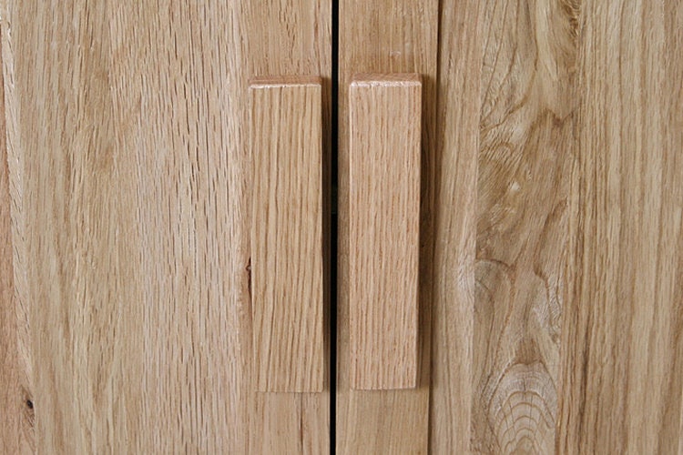 Solid Oak Bathroom Vanity Unit | Ceramic Basin, Dovetail Drawer - Etsy UK