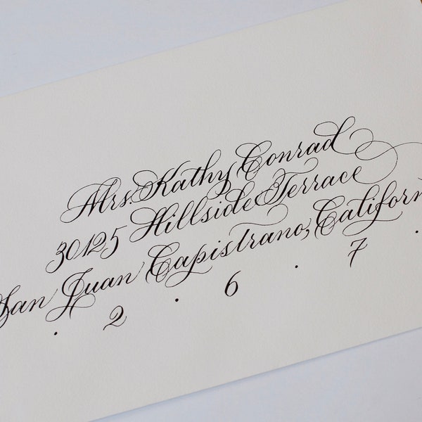 Wedding Calligraphy Envelope - Etsy