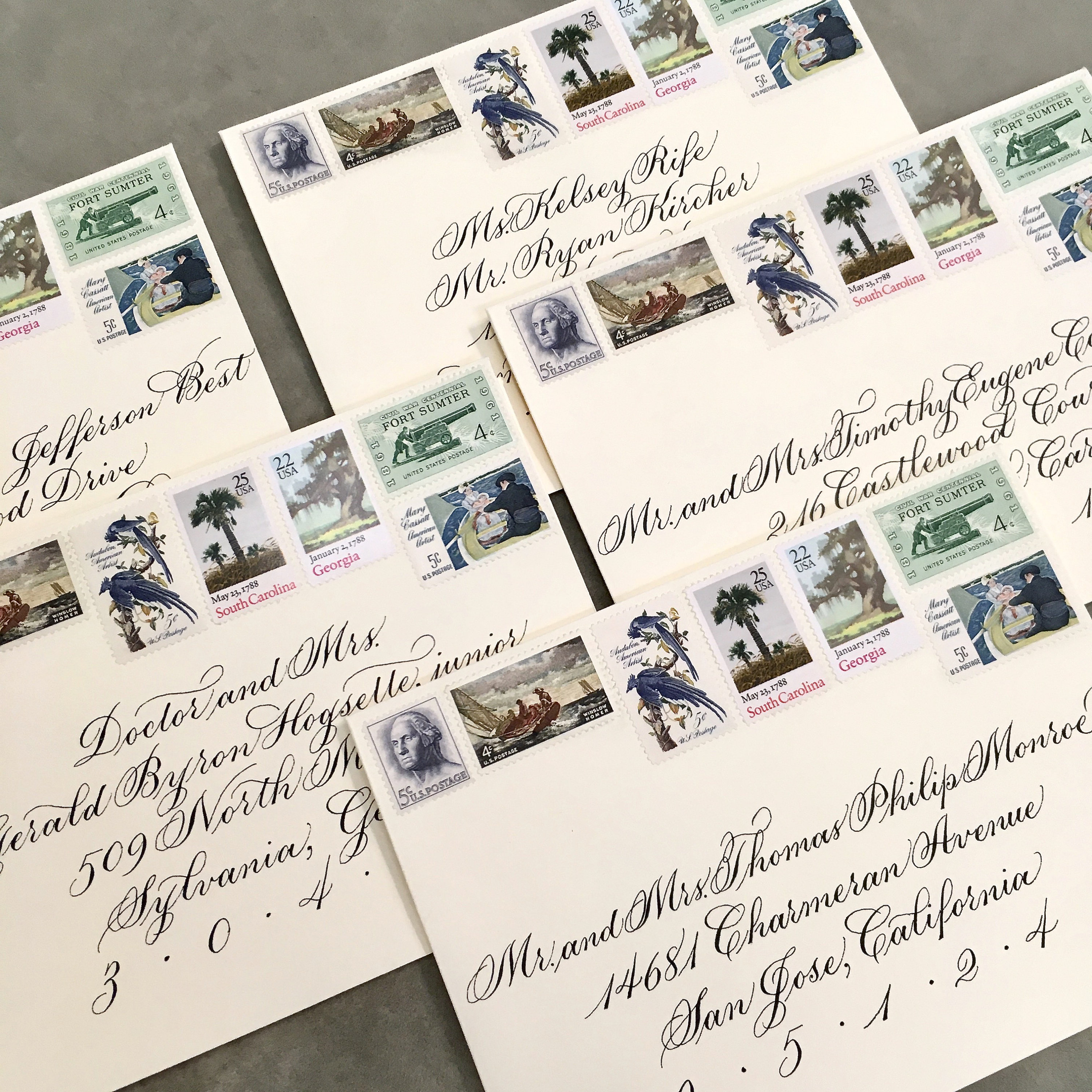 Custom Vintage Stamp Set Unique Personalized Vintage Stamp - Etsy