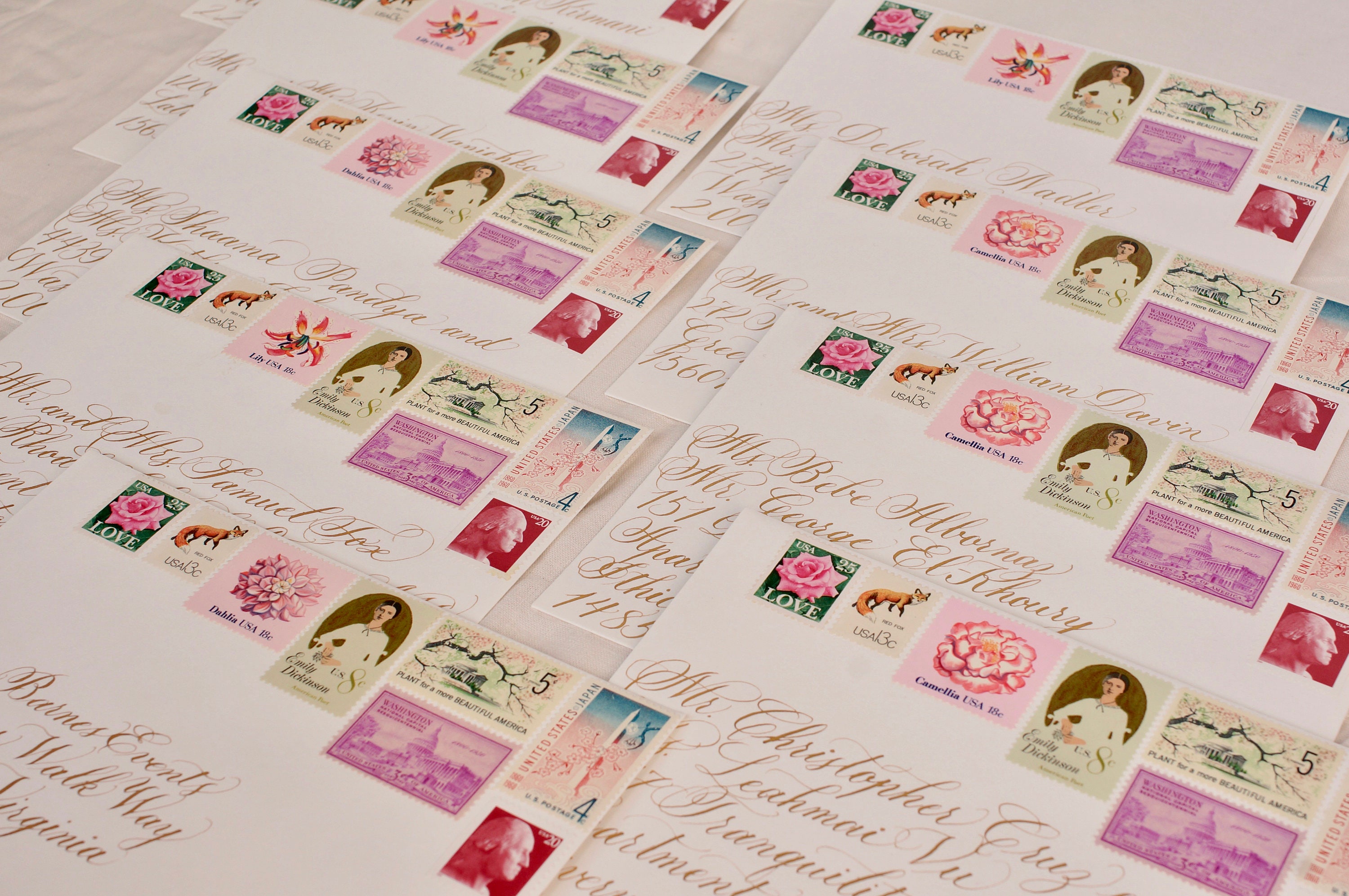 Custom Vintage Stamp Set Unique Personalized Vintage Stamp | Etsy