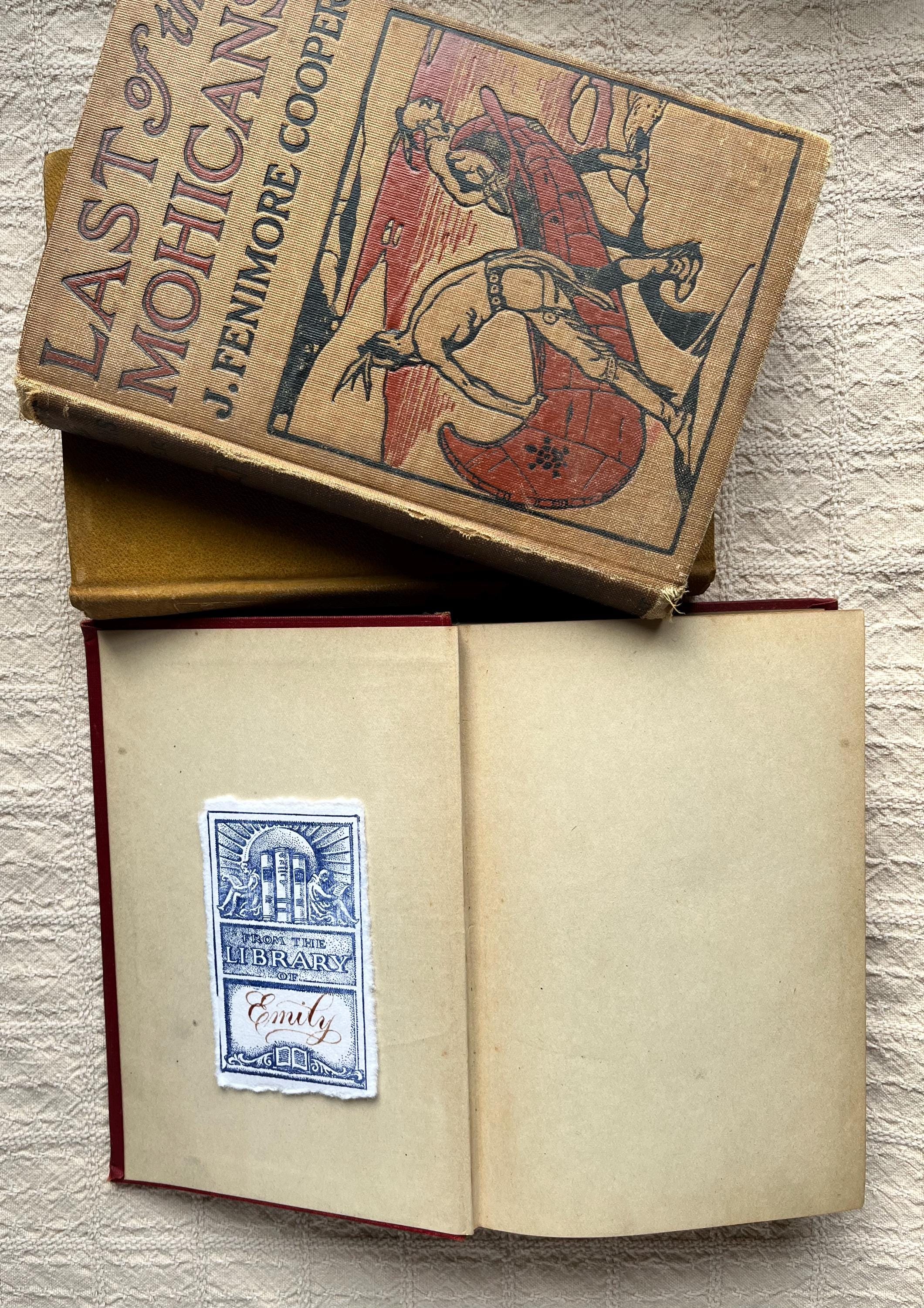 Handmade Paper Letterpress Book Plates - Optional Personalization in ...
