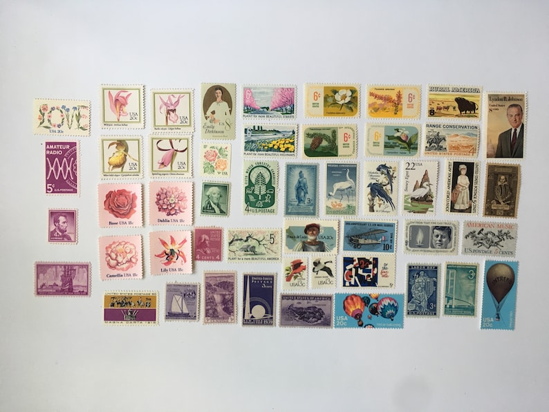 Vintage Stamp Styling Set Grab Bag: Photography & Invitation Decor - Etsy