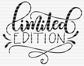 Limited edition svg | Etsy