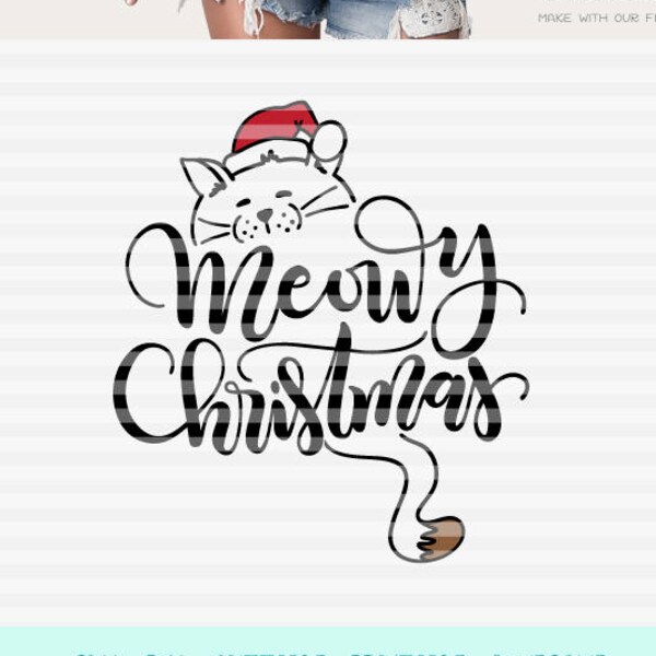Meowy Christmas - Etsy