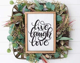Live Love Learn Cuttable Design SVG PNG DXF & Eps Designs - Etsy