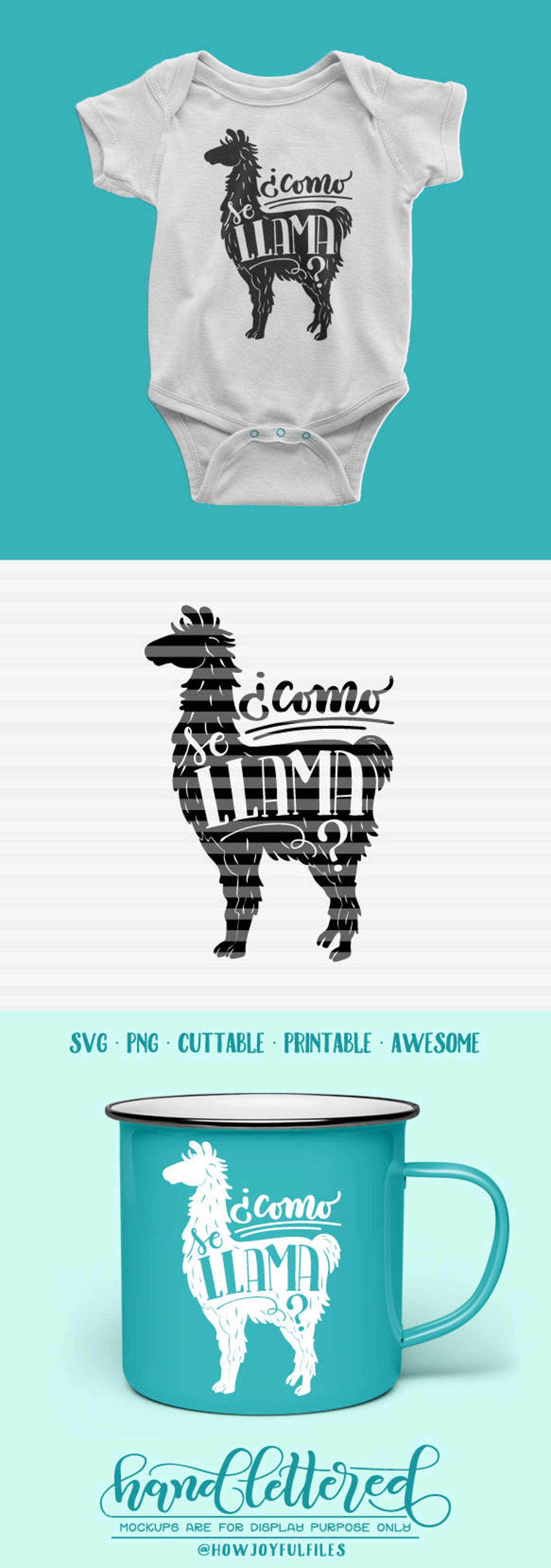 Como Se Llama? - What's Your Name, Llama - Spanish - Español - SVG ...