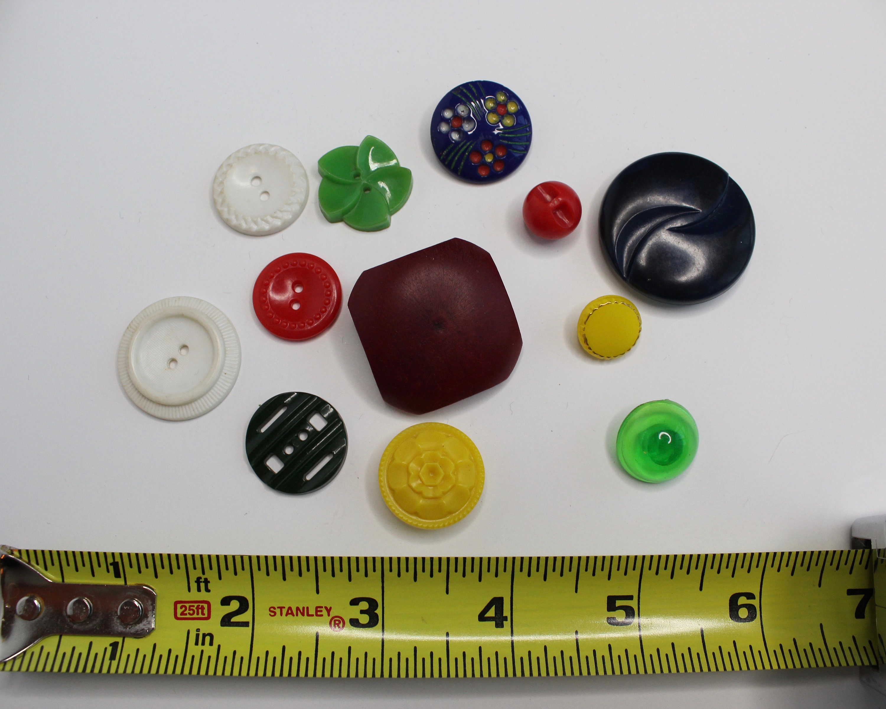 Art Deco Button Collection in Antique Tart Tin - Etsy