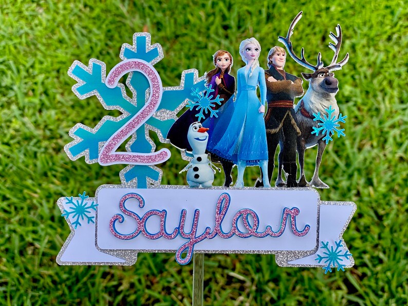 Frozen Cake Topper - Etsy