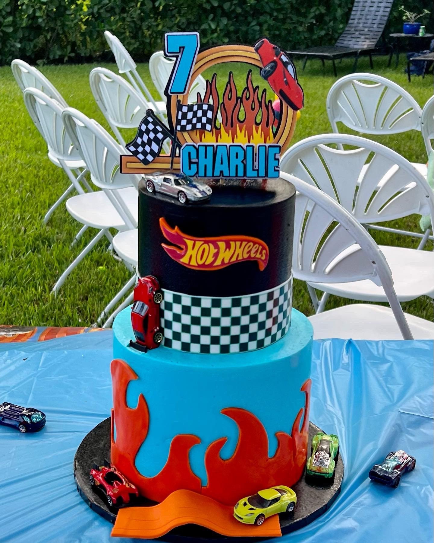 Fire Wheels Cake Topper - Corvette Cake Topper - Cars Cake Topper - Etsy