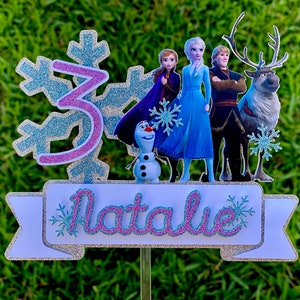 Frozen Cake Topper - Etsy