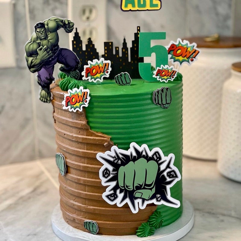 Hulk Cake Topper - Etsy