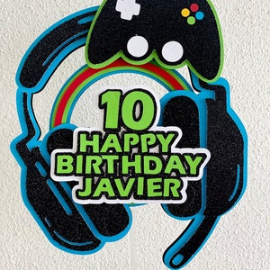 Gamer Cake Topper / Personalized Gamer Cake Topper! Play Station Cake ...