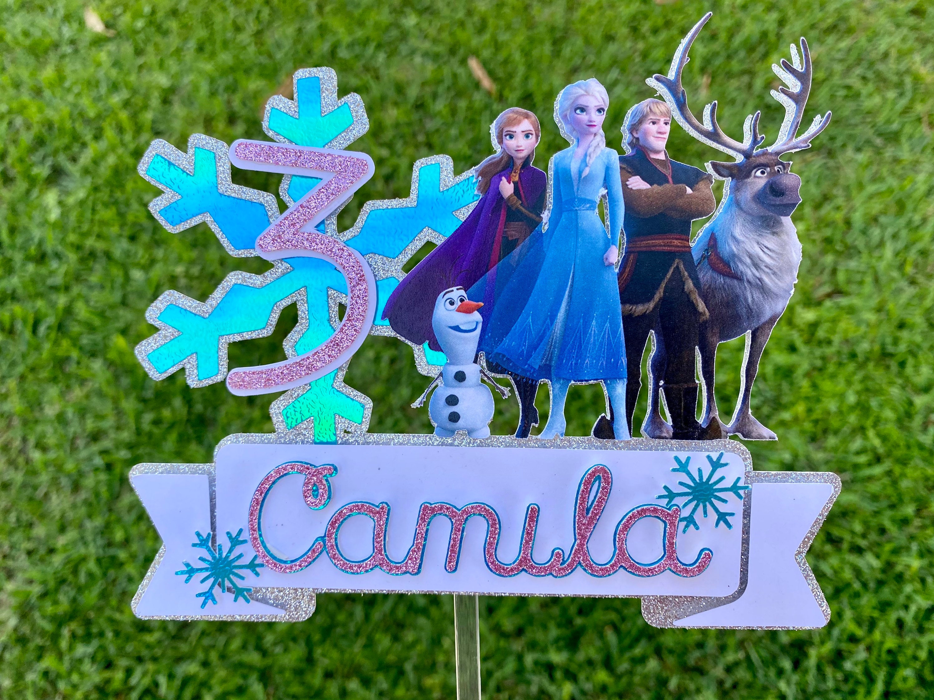 Frozen Cake Topper | Etsy